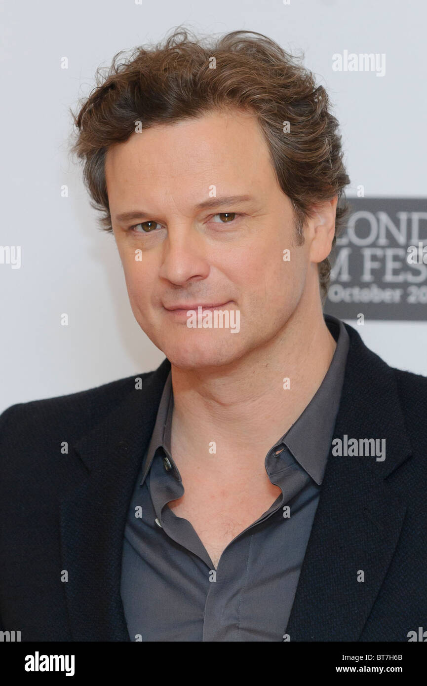 Colin Firth attends the King's Speech photocall, at VUE, London, 21st ...