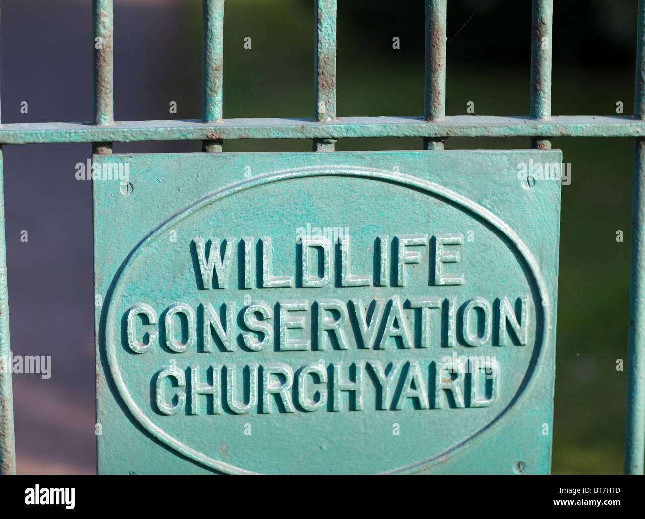 wildlife conservation sign Stock Photo - Alamy