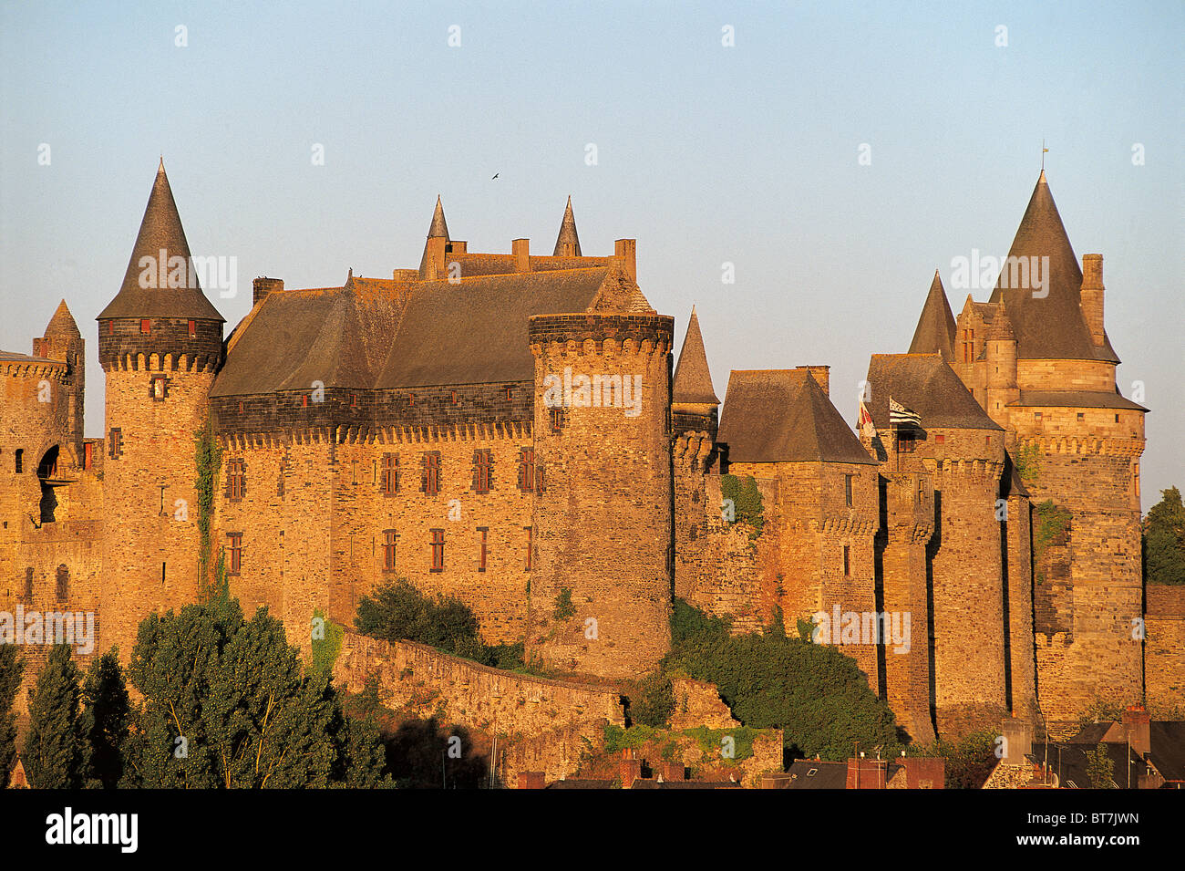 France, Brittany, Ille et Vilaine, Vitre castle Stock Photo - Alamy