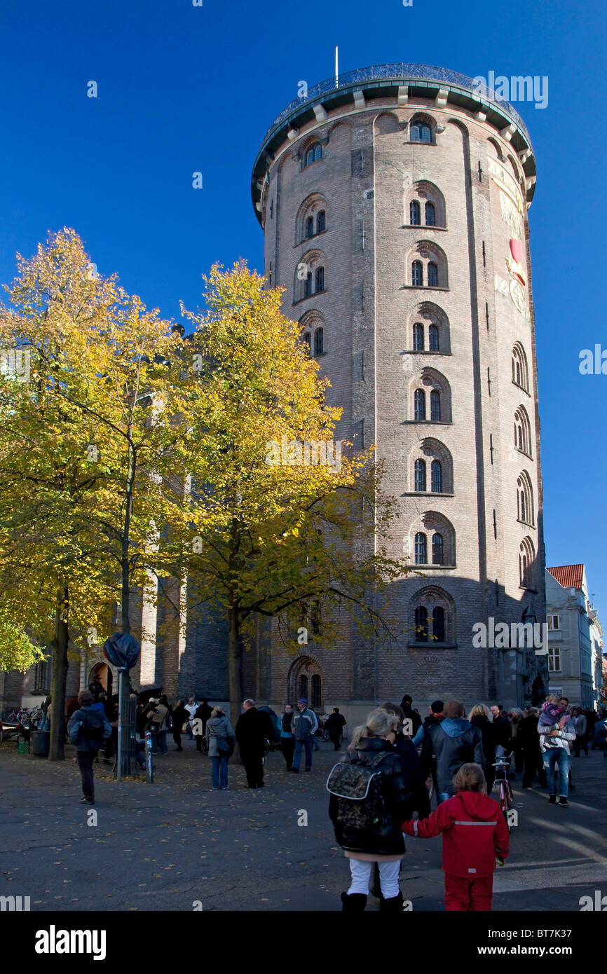 The Round Tower in Copenhagen Stock Photo - Alamy