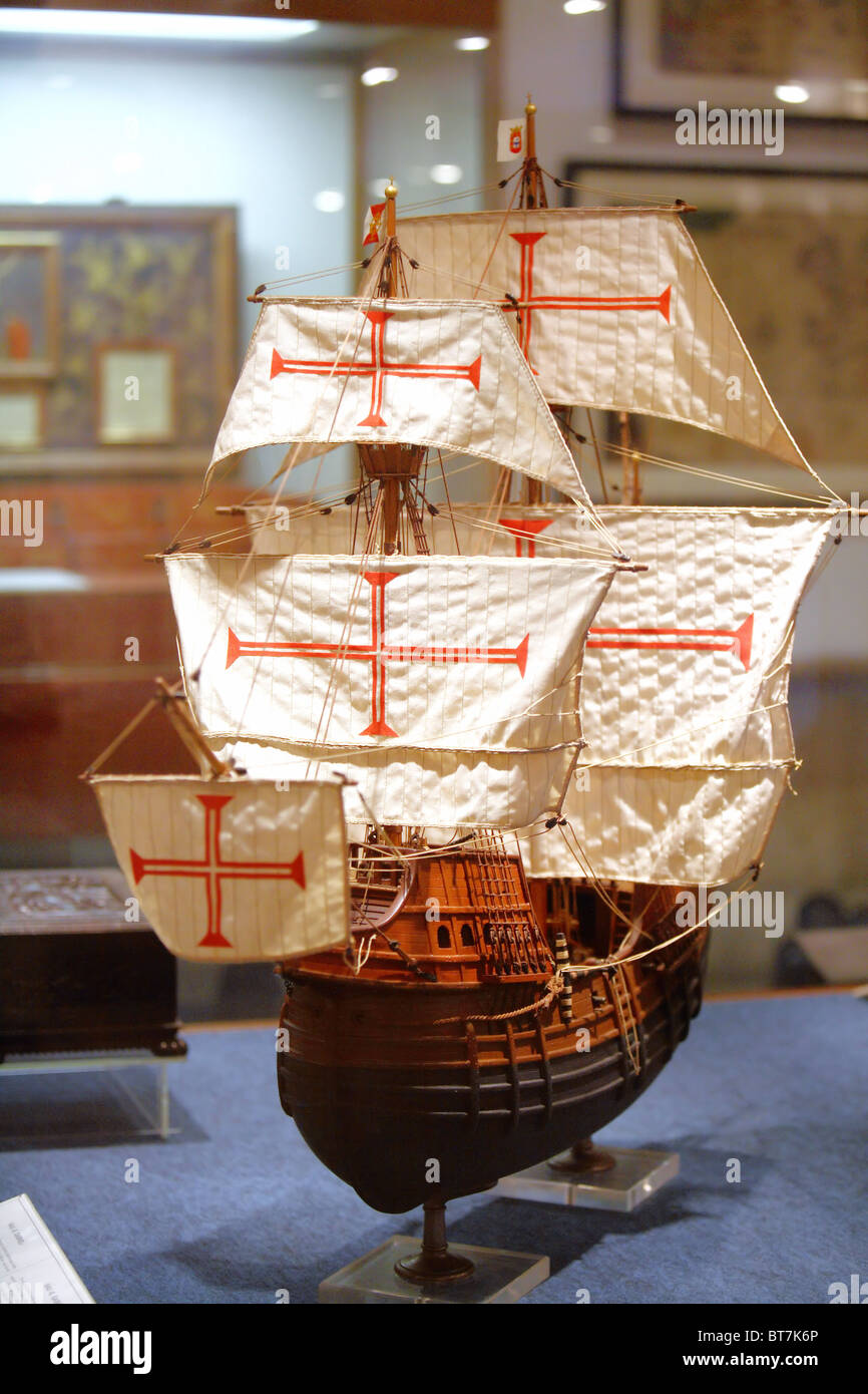 A Maritime exhibit in the Maritime museum in Lisbon Stock Photo - Alamy