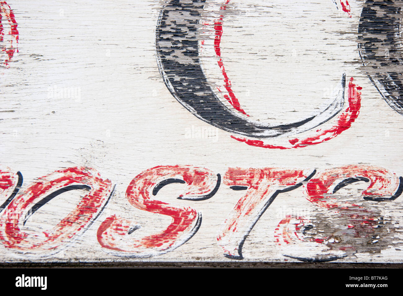 Faded lettering hi-res stock photography and images - Alamy