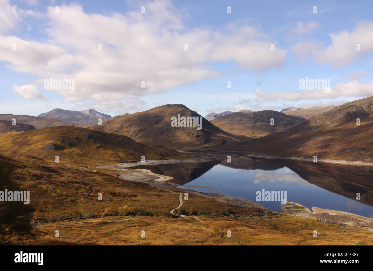Loch Treig Scottish highlands Scotland October 2010 Stock Photo - Alamy