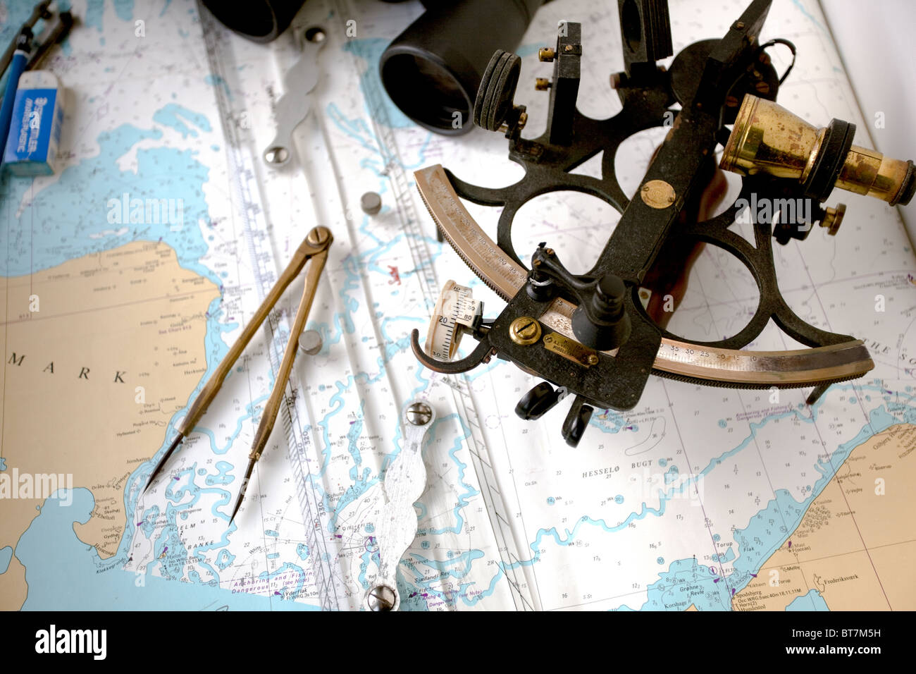 Marine navigation instruments. Entrance to the kattegat Stock Photo - Alamy Marine navigation instruments. Entrance to the kattegat Stock Photo - Alamy
