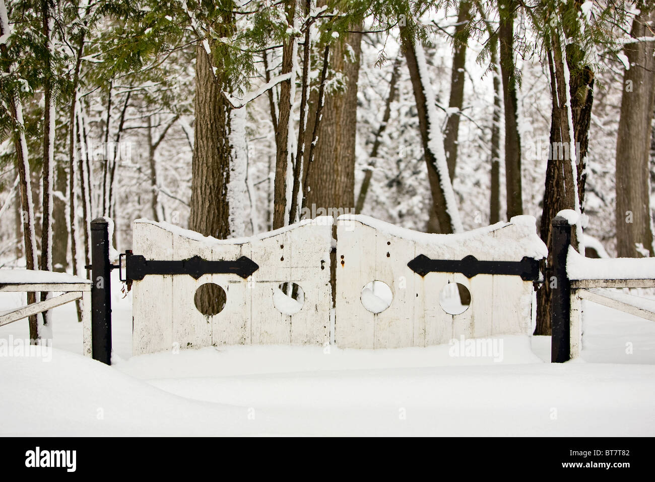 Gate in park hi-res stock photography and images - Alamy