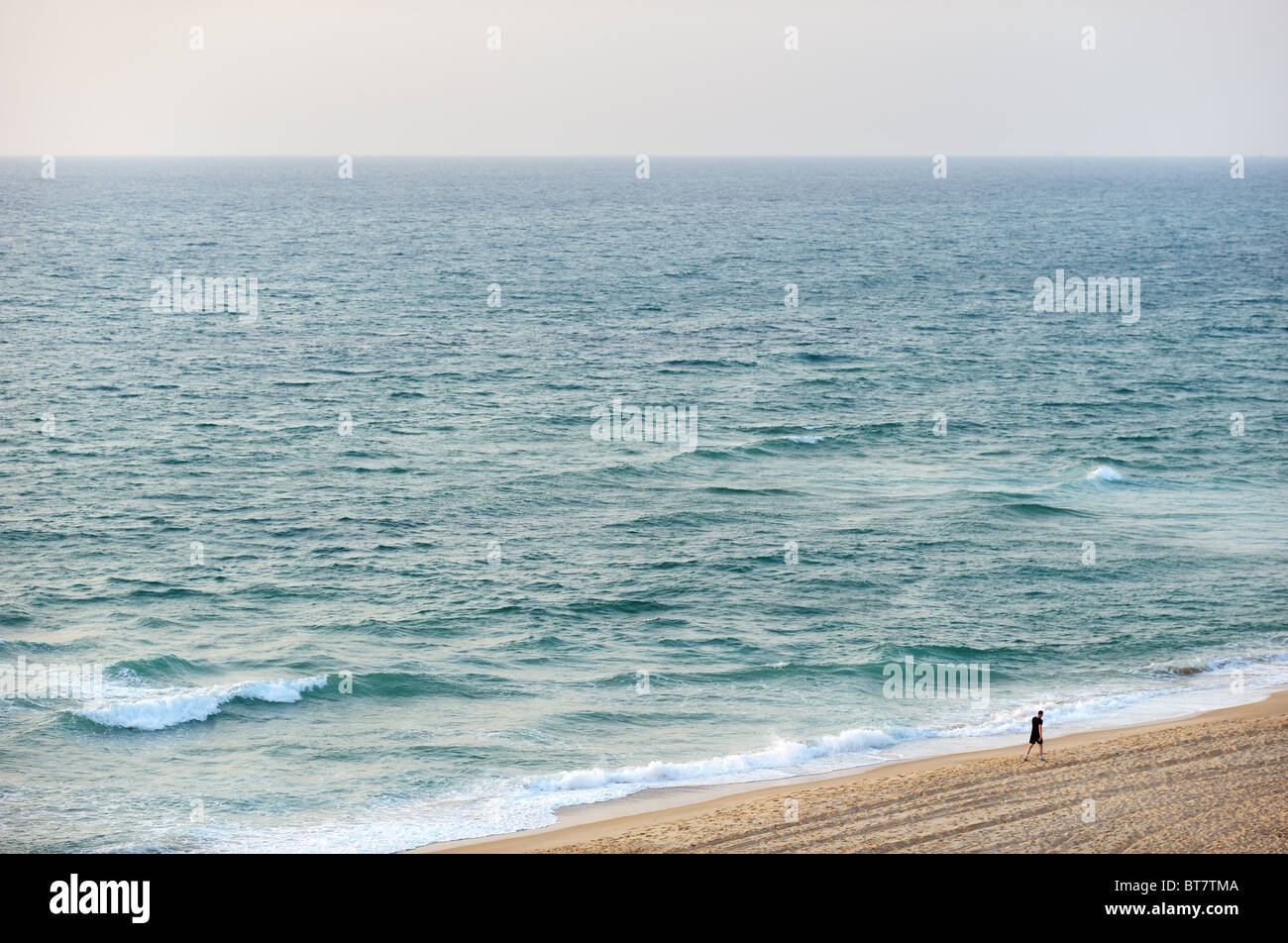 Sunset over the sea Stock Photo - Alamy
