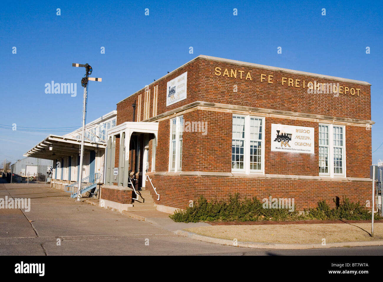 The Railroad Museum of Oklahoma in Enid, Oklahoma Stock Photo - Alamy