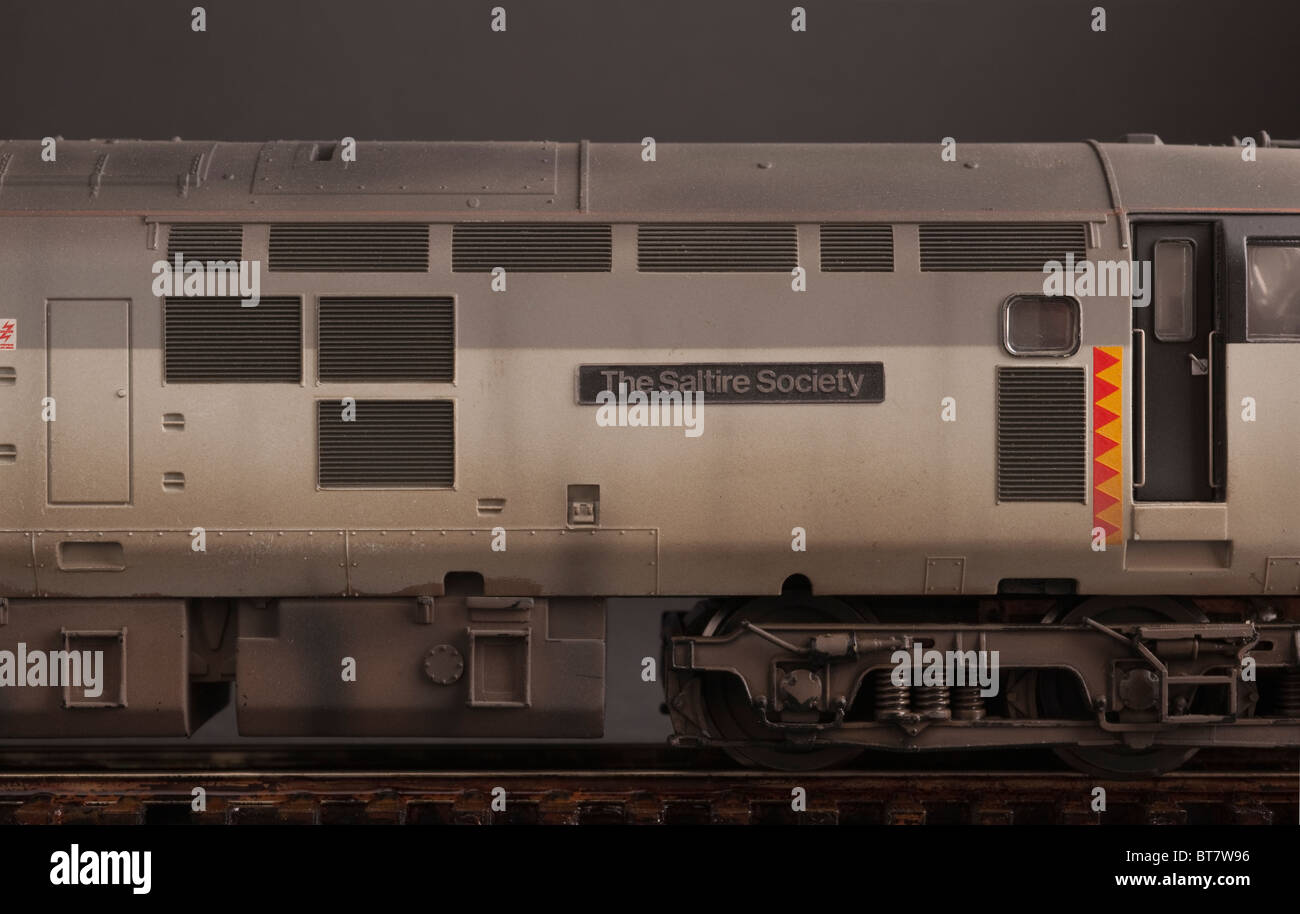 Class 37 Diesel Locomotive, The Saltire Society, BR Railfreight ...