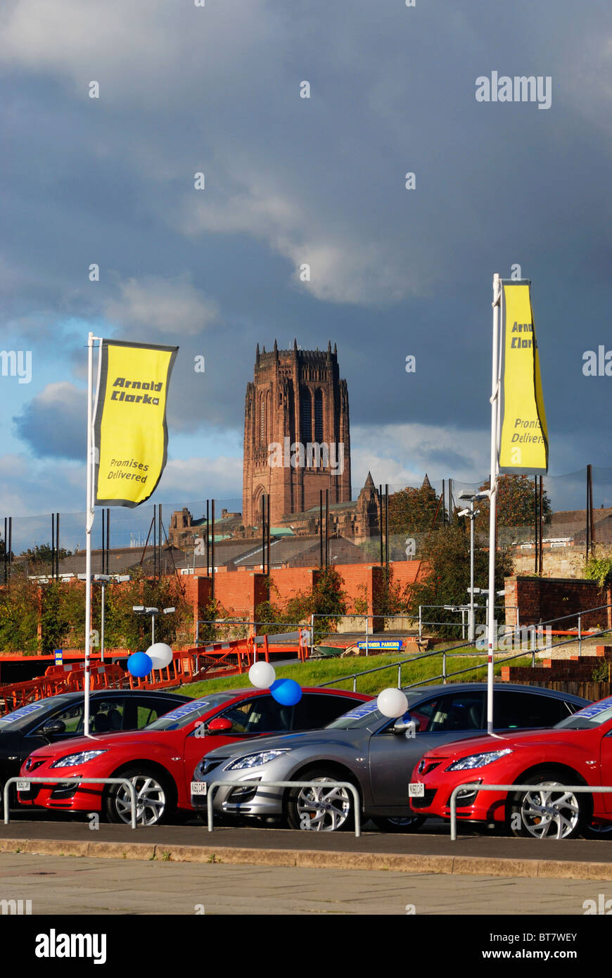 Sefton Street in the south dockland area of Liverpool known as the Dock ...