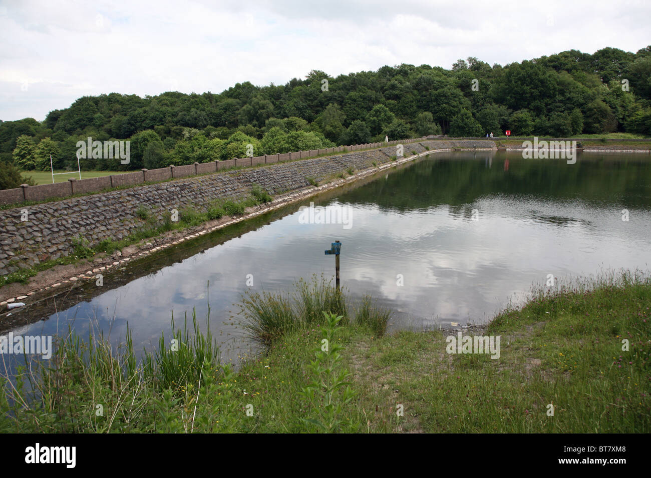 The dam at Bathpool, Kidsgrove, Stoke-on-Trent, North Staffs., England ...