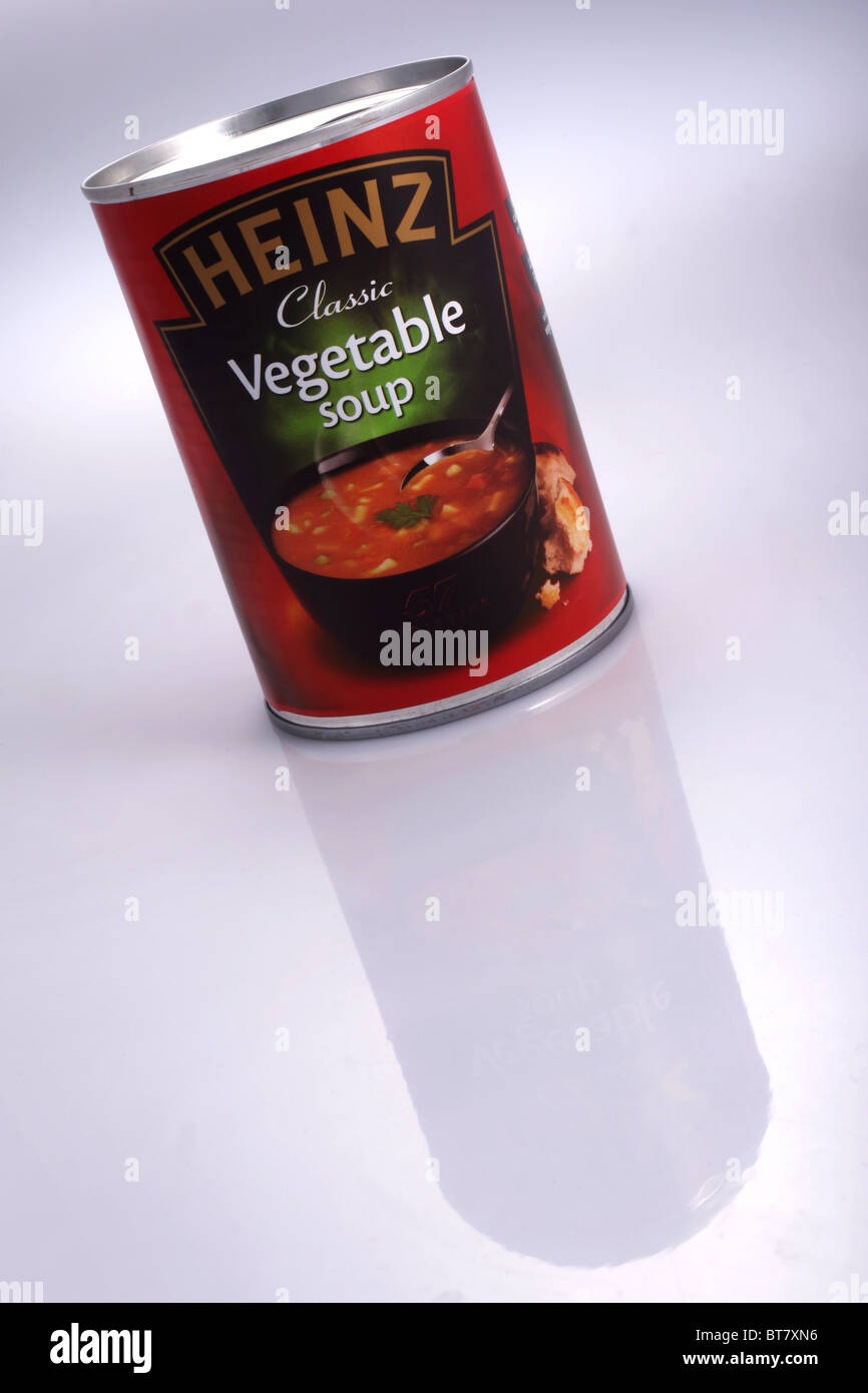 Can of Heinz Classic Vegetable Soup from UK Stock Photo - Alamy