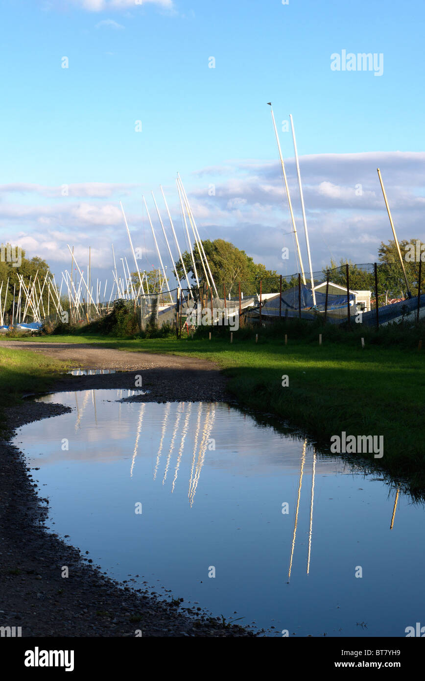 Row boat rain hi-res stock photography and images - Alamy