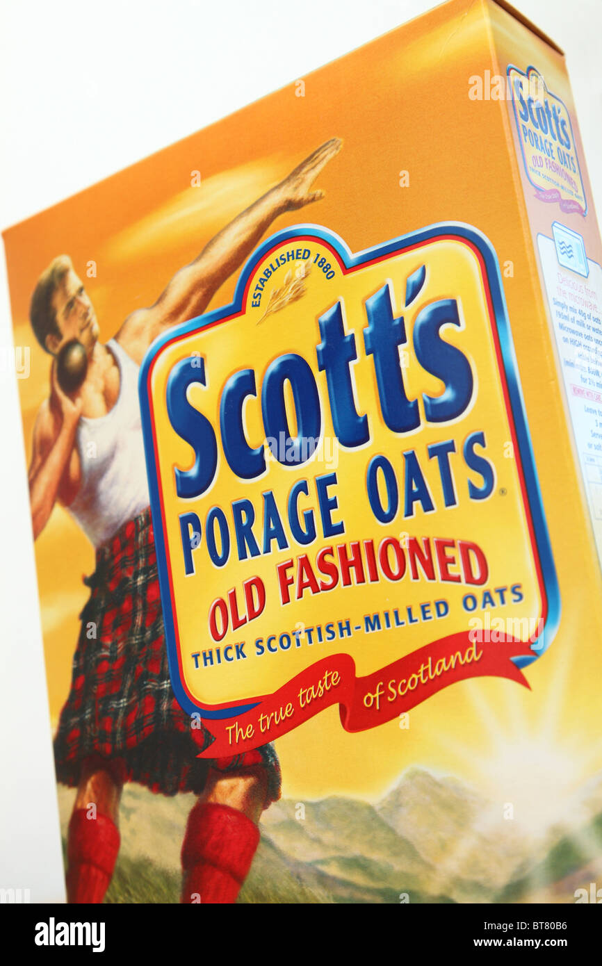Porridge oats box hi-res stock photography and images - Alamy