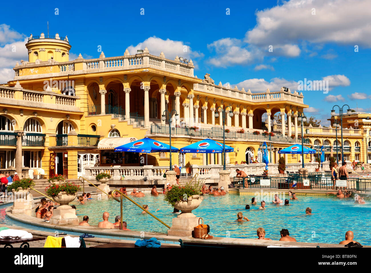 The largest medicinal thermal baths in Europe. The Neo baroque ...