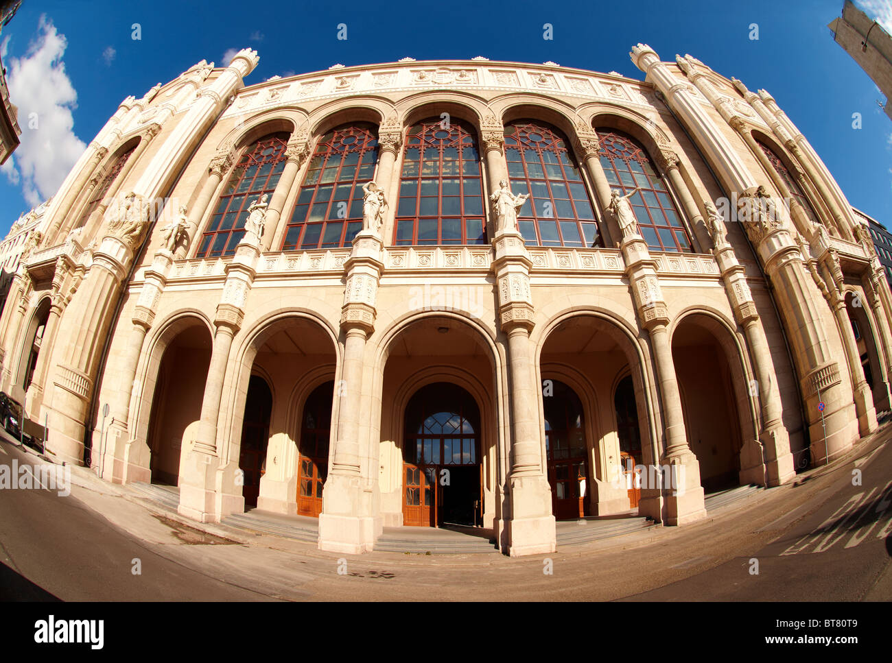 The Romantic style Vigado Concert Hall (Vigadó) designed by Frigyes ...
