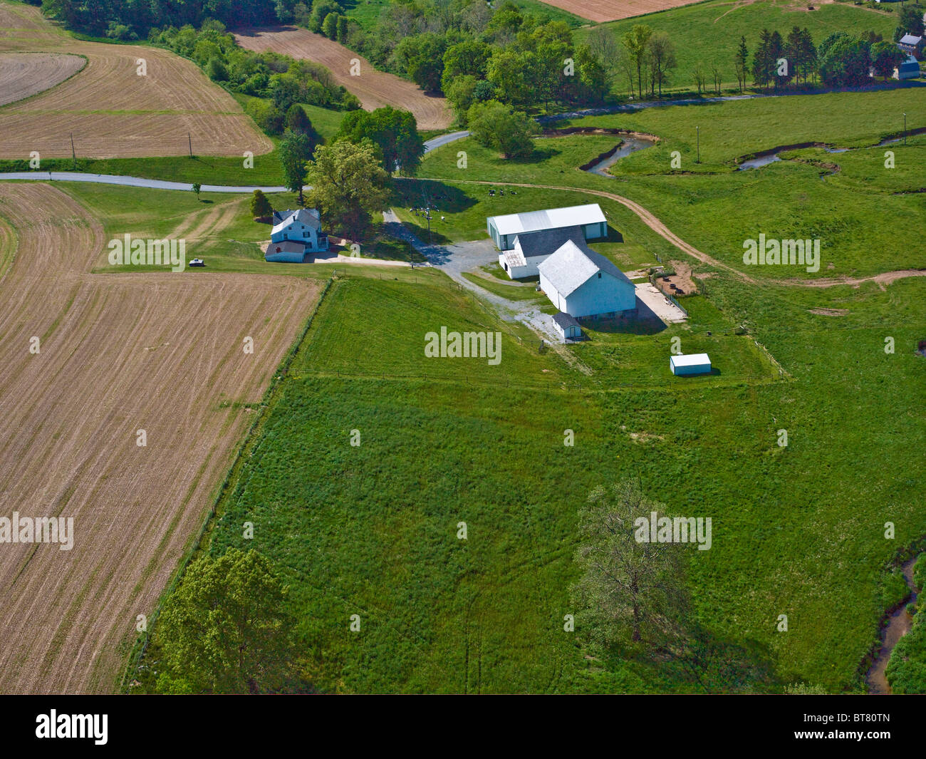 Lancaster county farm bucolic landscape Stock Photo - Alamy