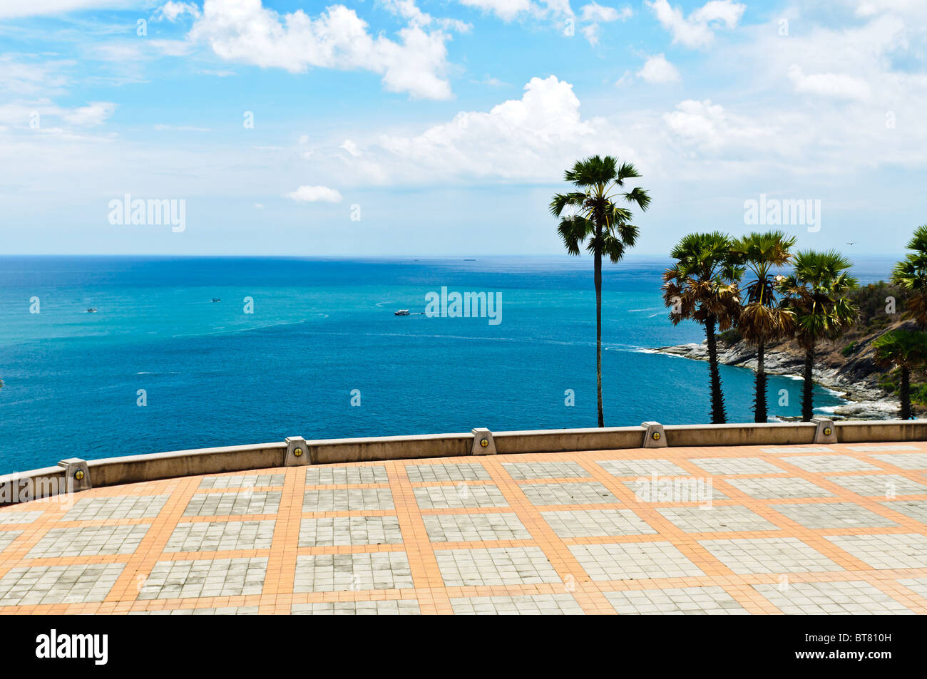 View on square and a beach Stock Photo - Alamy