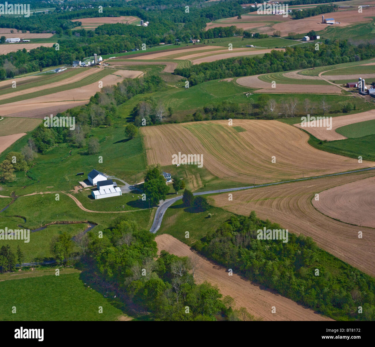 Lancaster county farm bucolic landscape Stock Photo - Alamy