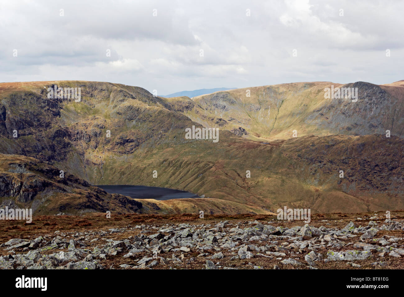 Blea Water near High Street in the Lake District National Park, Cumbria ...