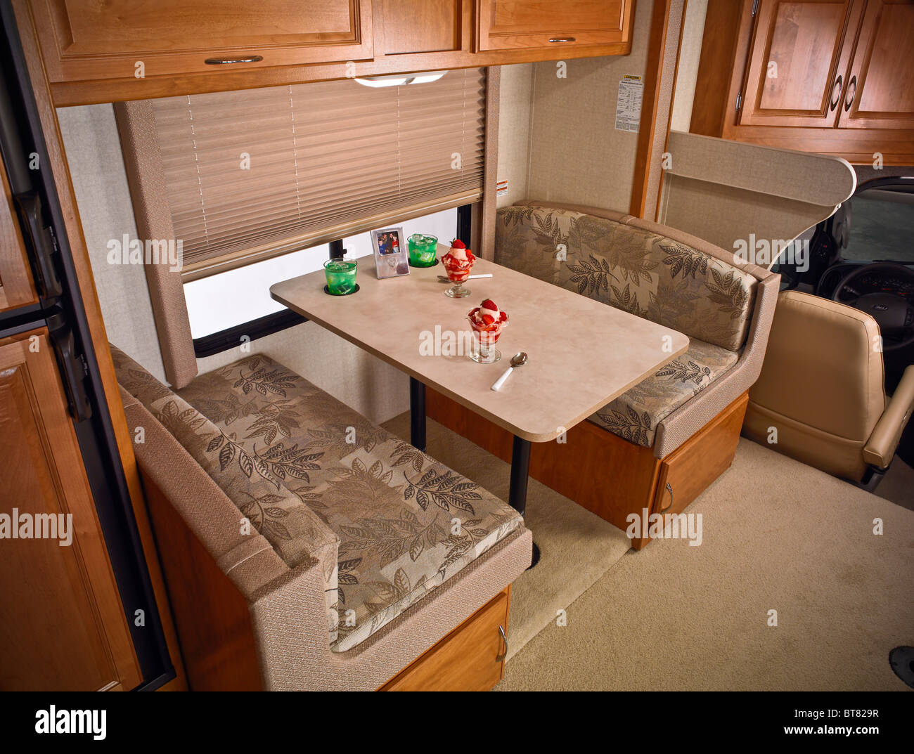 Interior recreational vehicle motor home Stock Photo - Alamy