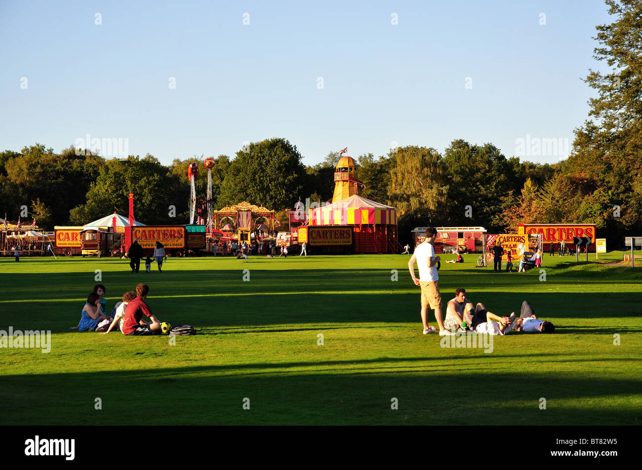 Carters Steam Fair on The Green, Englefield Green, Surrey, England ...