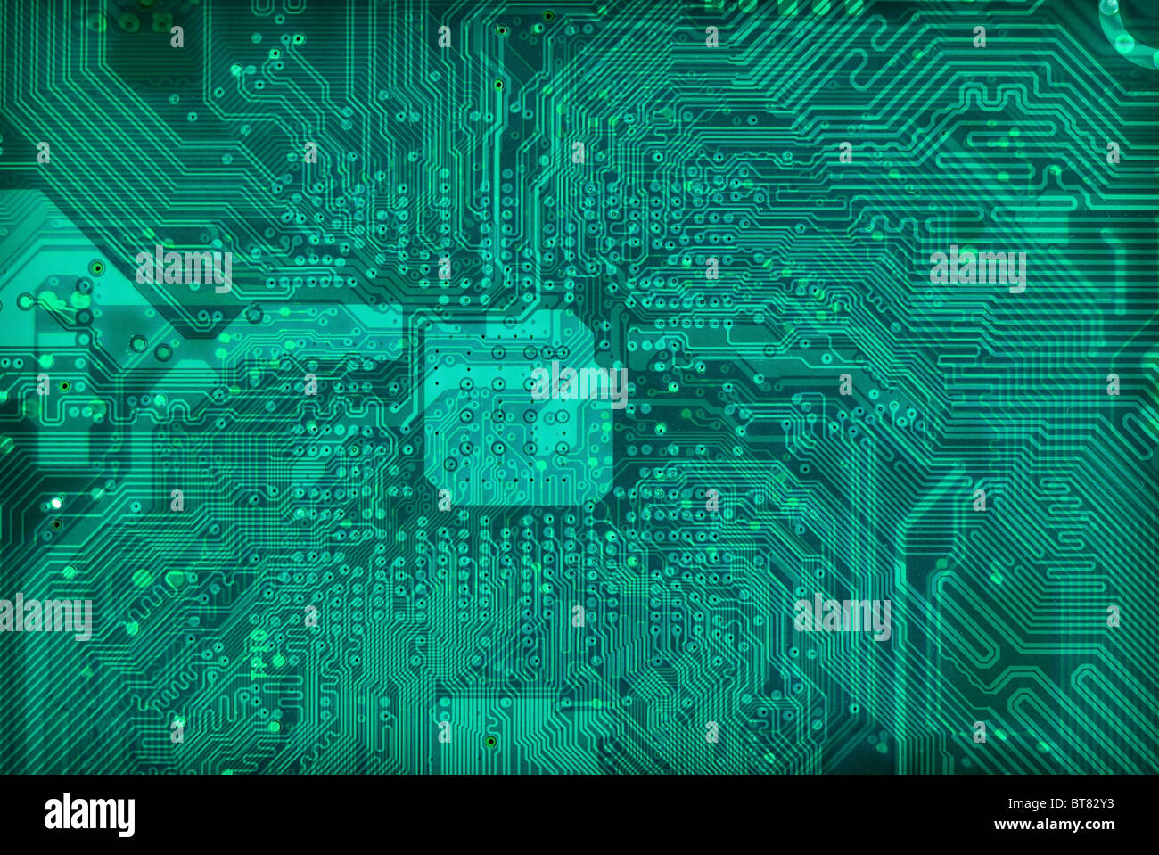 Tech industrial electronic light green background texture Stock Photo ...