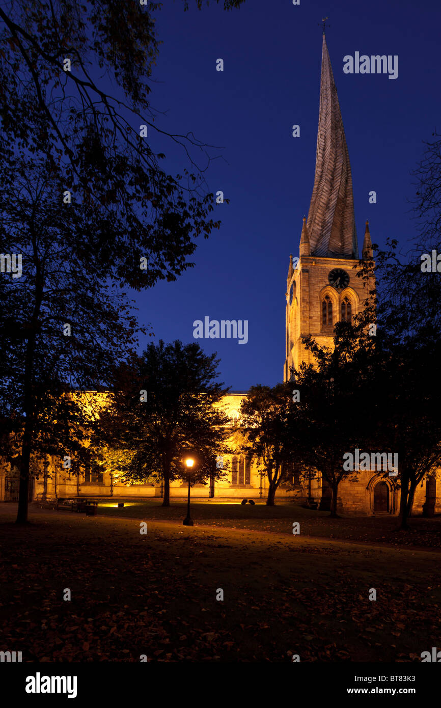Chesterfield twisted spire hi-res stock photography and images - Alamy