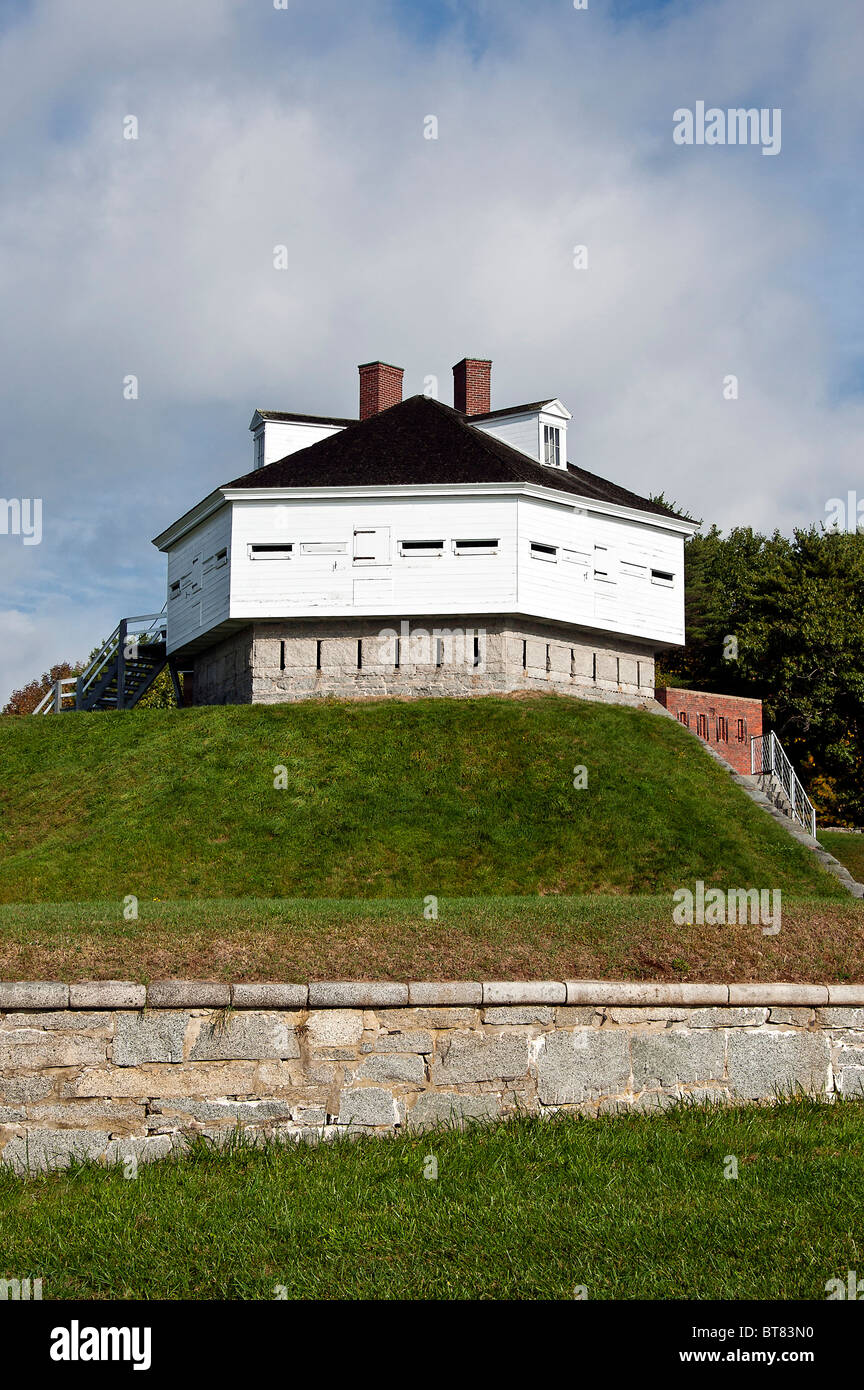 Fort McClary State Historic Site, Kittery Point, Maine, USA Stock Photo ...