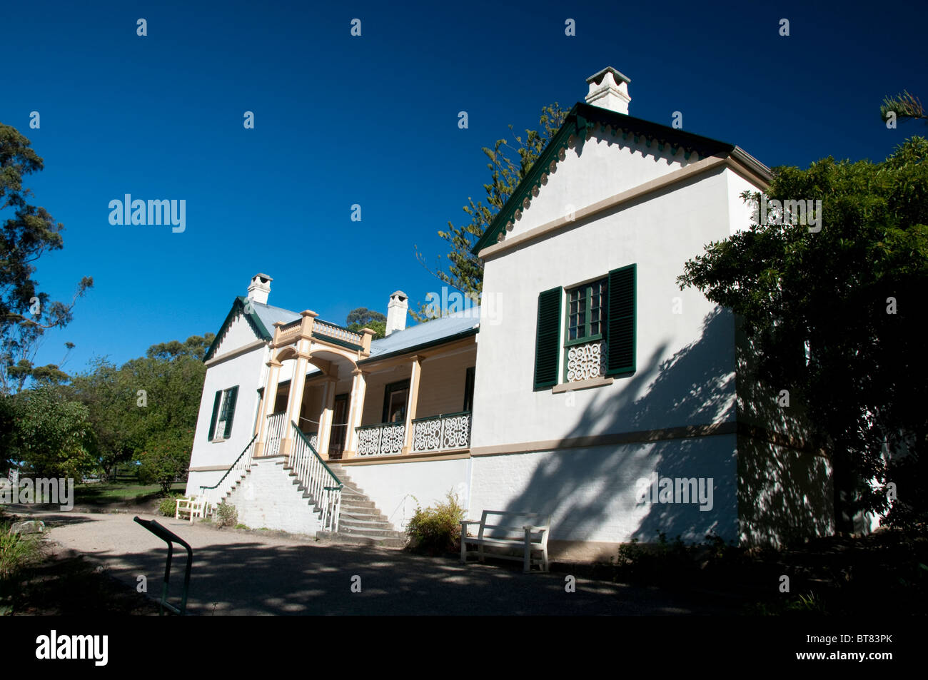 Commandants House, Port Arthur Historic Site, Tasmania, Australia Stock ...
