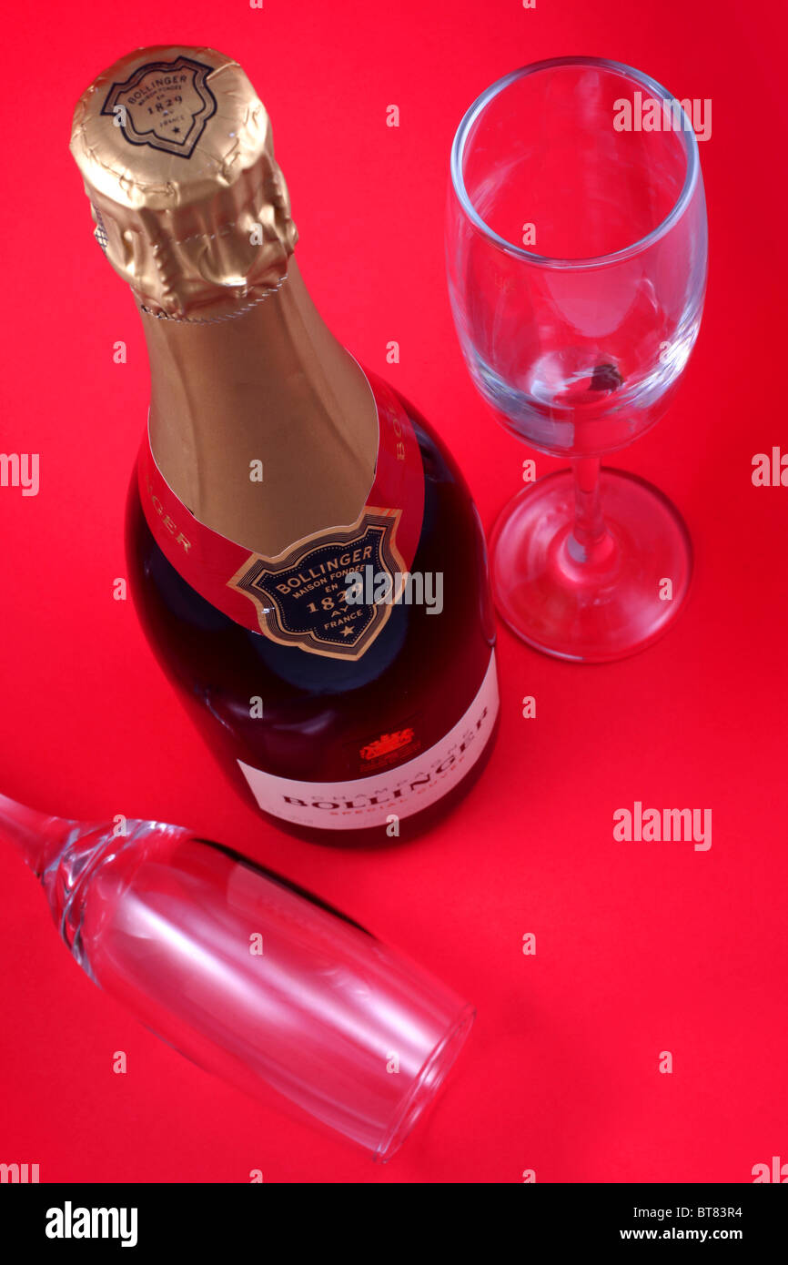 Bollinger bottle label hi-res stock photography and images - Alamy