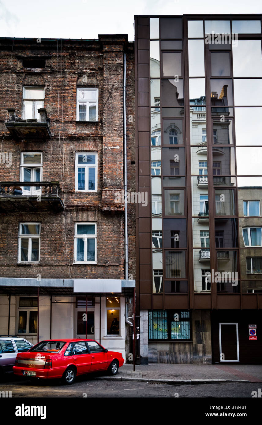 Old vs modern street hi-res stock photography and images - Alamy