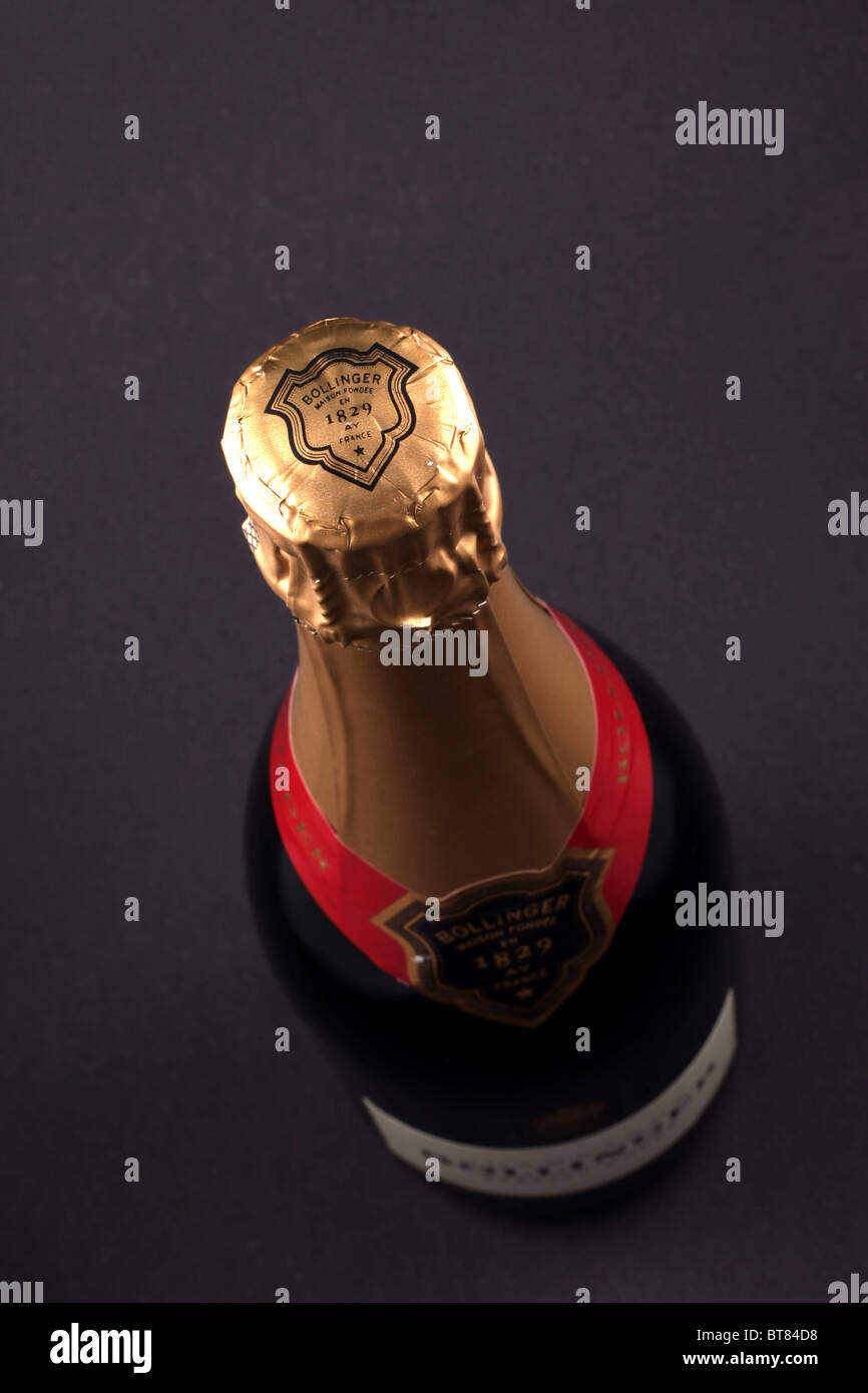 Bollinger bottle label hi-res stock photography and images - Alamy
