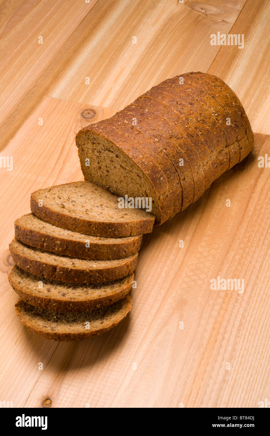 Loaf of flax bread Stock Photo - Alamy