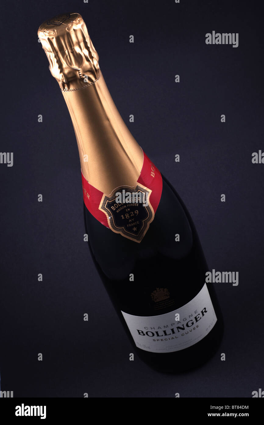 Bottle of Bollinger Special Cuvee Champagne Stock Photo - Alamy