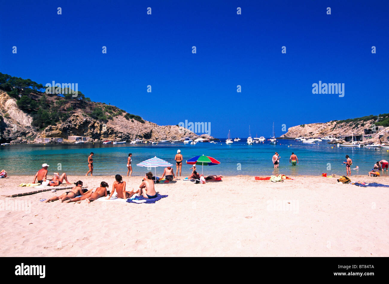 Cala Moli, Ibiza, Balearic Islands, Spain Stock Photo - Alamy