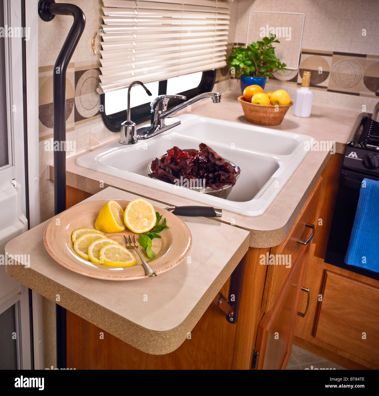 Interior recreational vehicle motor home Stock Photo - Alamy