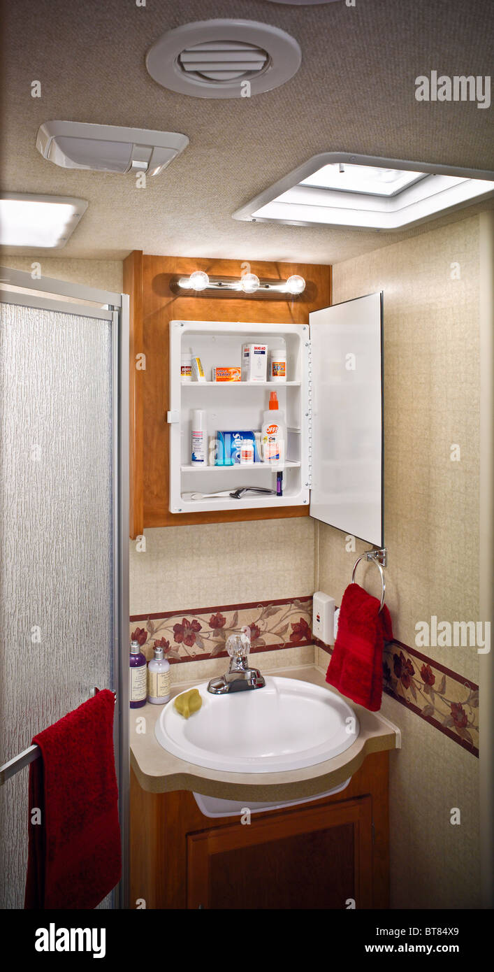 Interior recreational vehicle motor home Stock Photo - Alamy