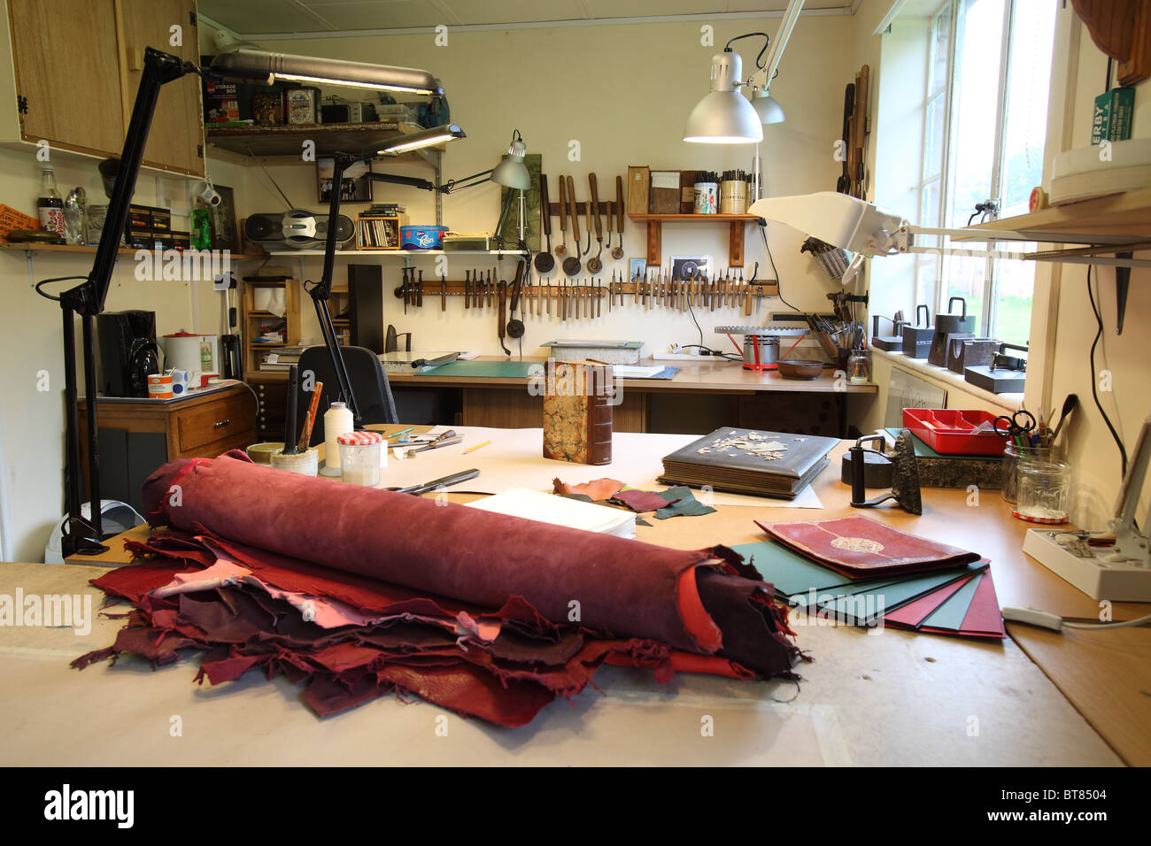 Hand tools for bookbinding hi-res stock photography and images - Alamy