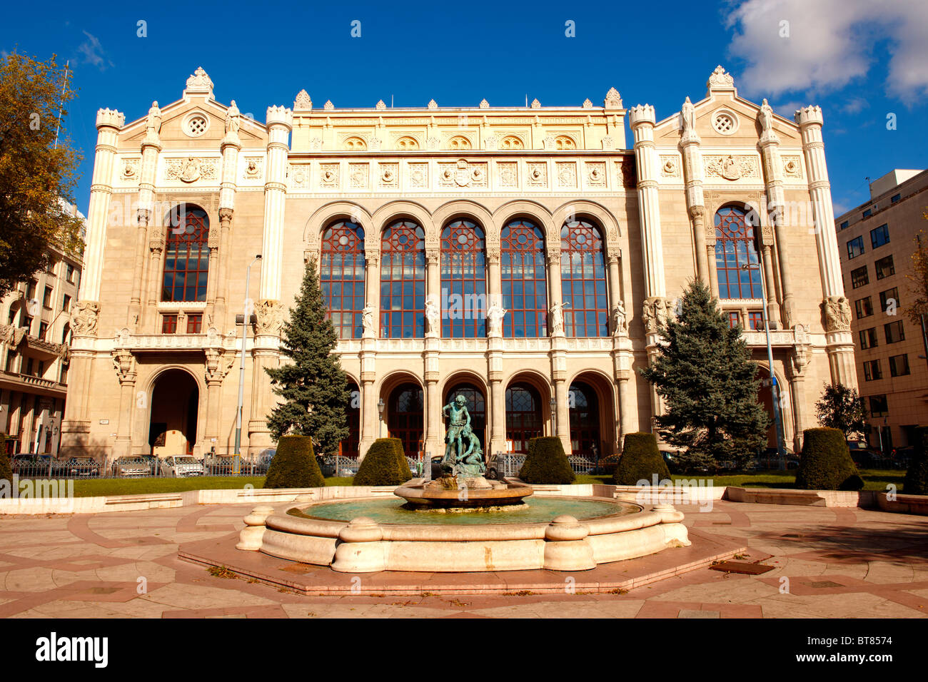The Romantic style Vigado Concert Hall (Vigadó) designed by Frigyes ...