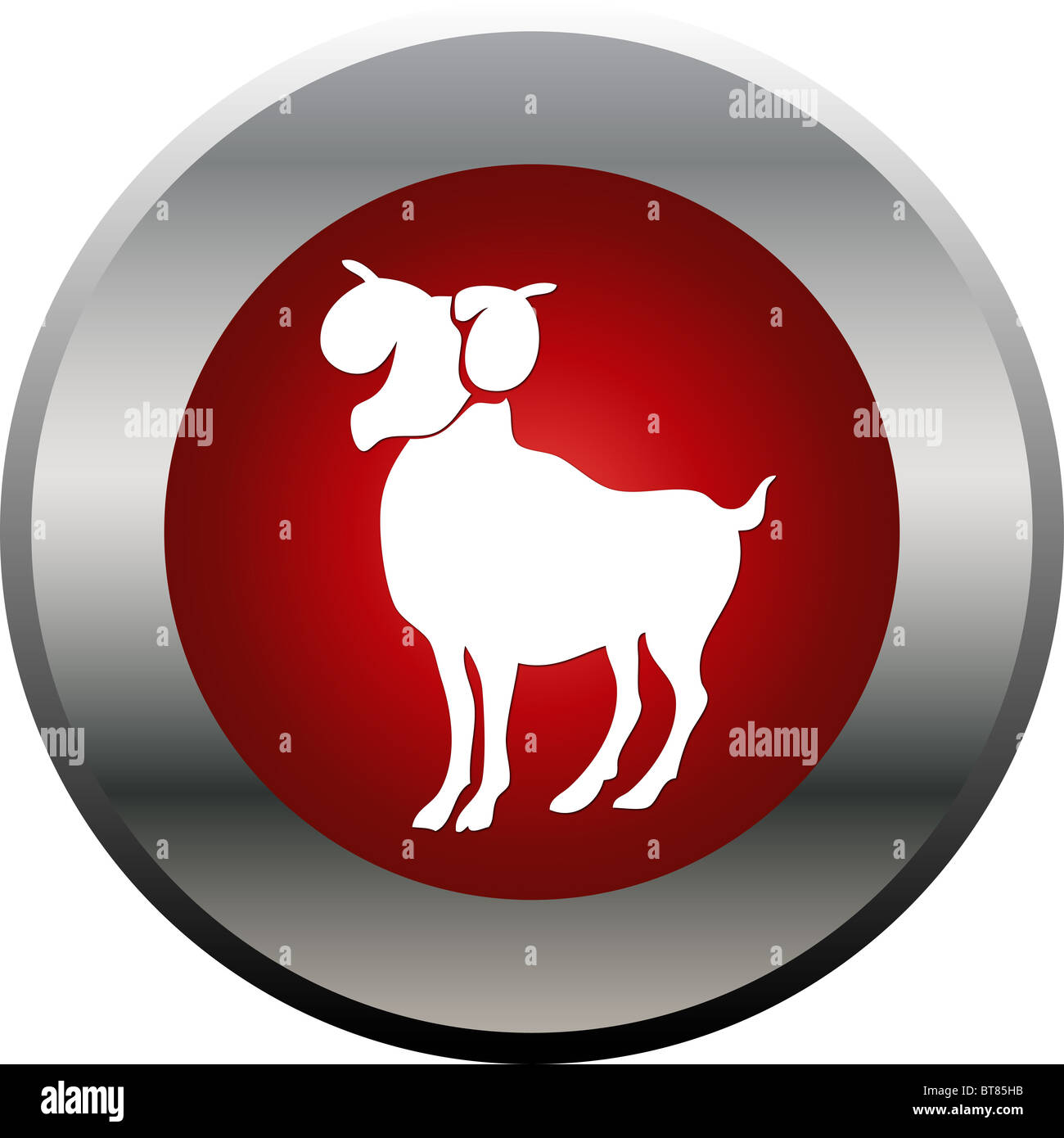 zodiac sign aries ram Stock Photo - Alamy