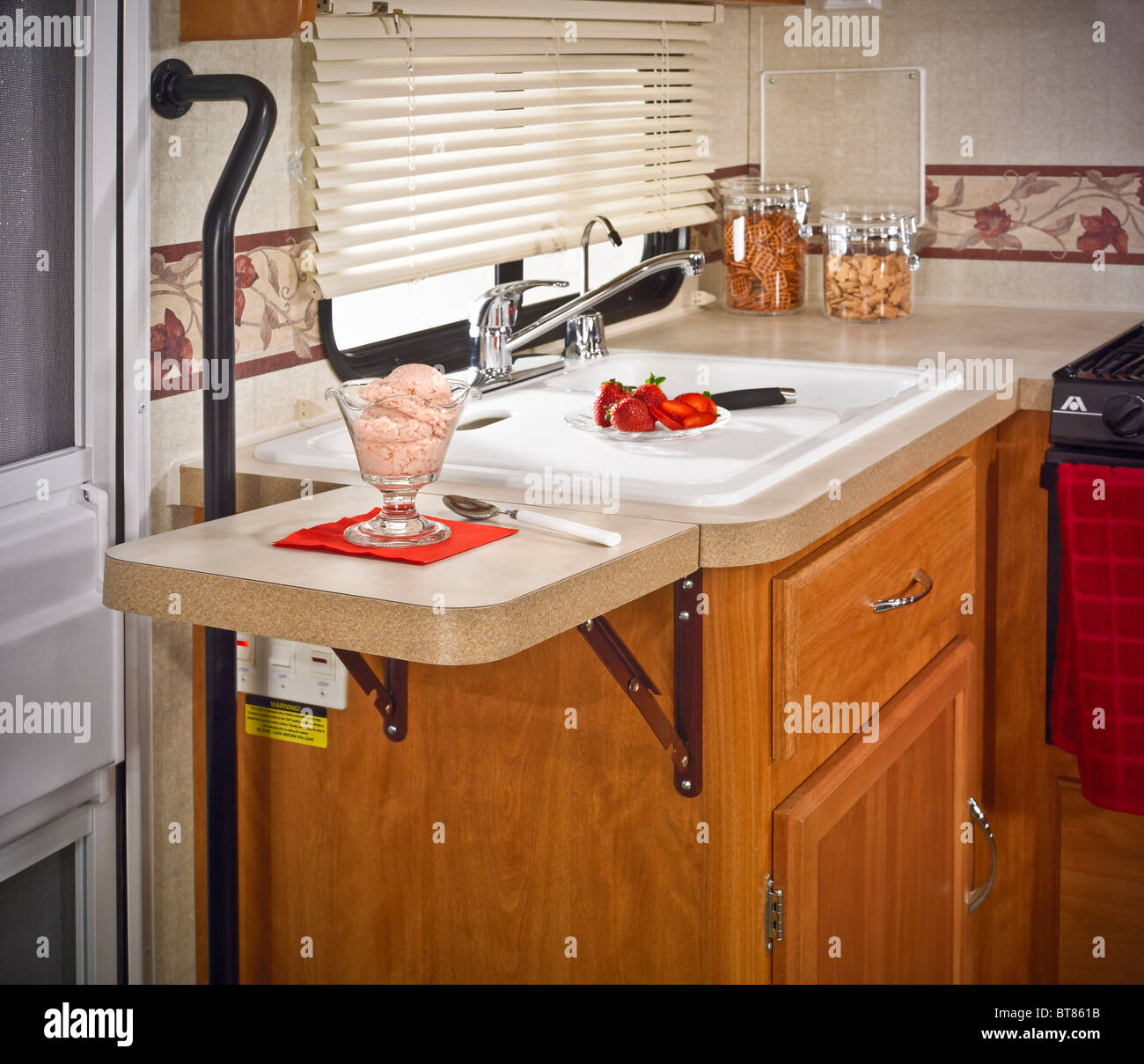 Interior recreational vehicle motor home Stock Photo - Alamy