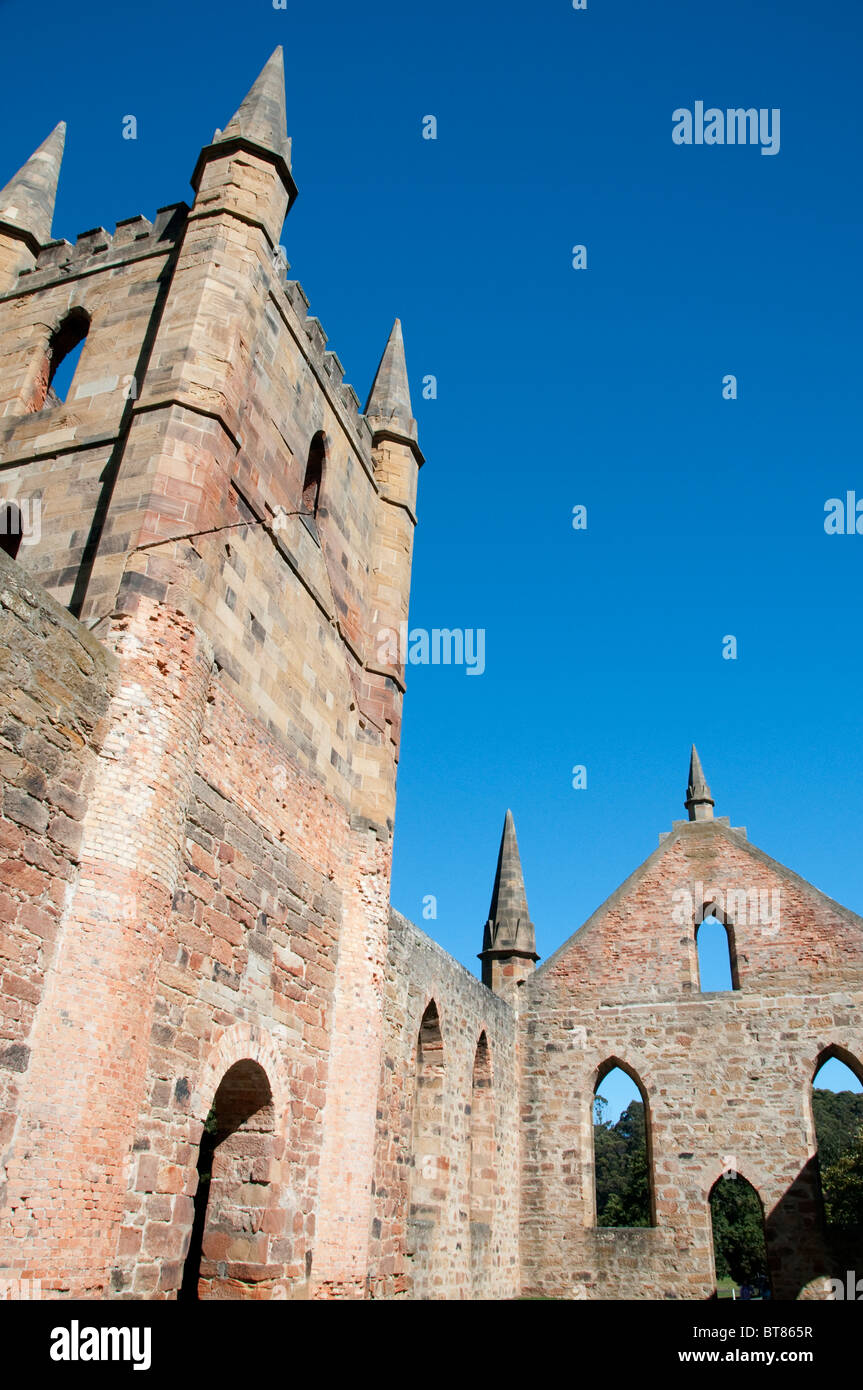 Church, Port Arthur Historic Site, Tasmania, Australia Stock Photo - Alamy