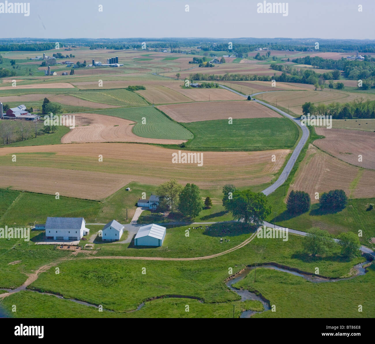 Lancaster county farm bucolic landscape Stock Photo - Alamy