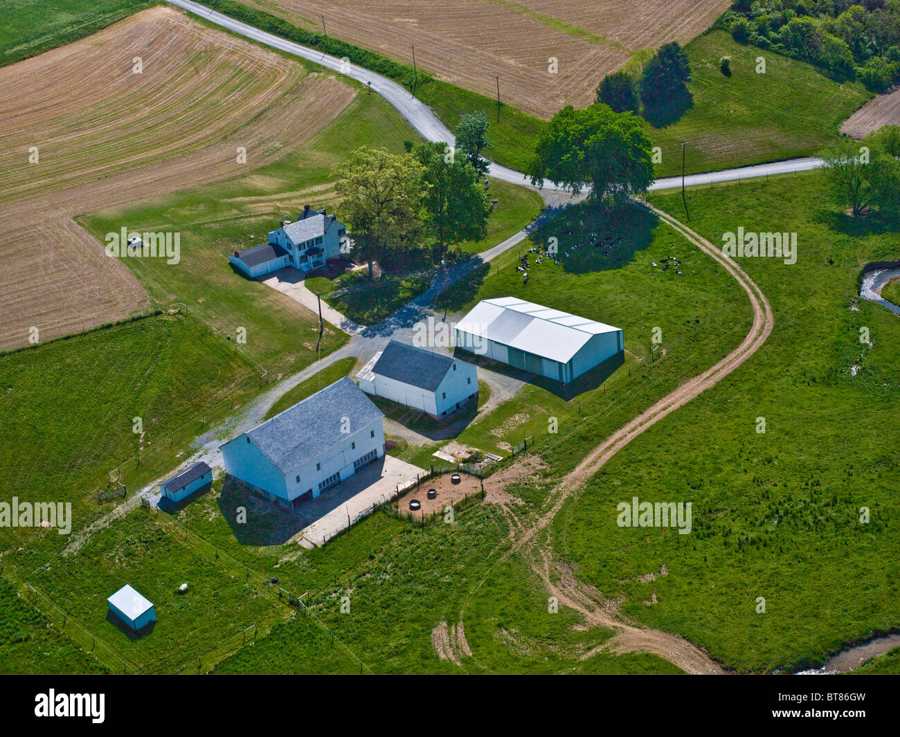 Lancaster county farm bucolic landscape Stock Photo - Alamy