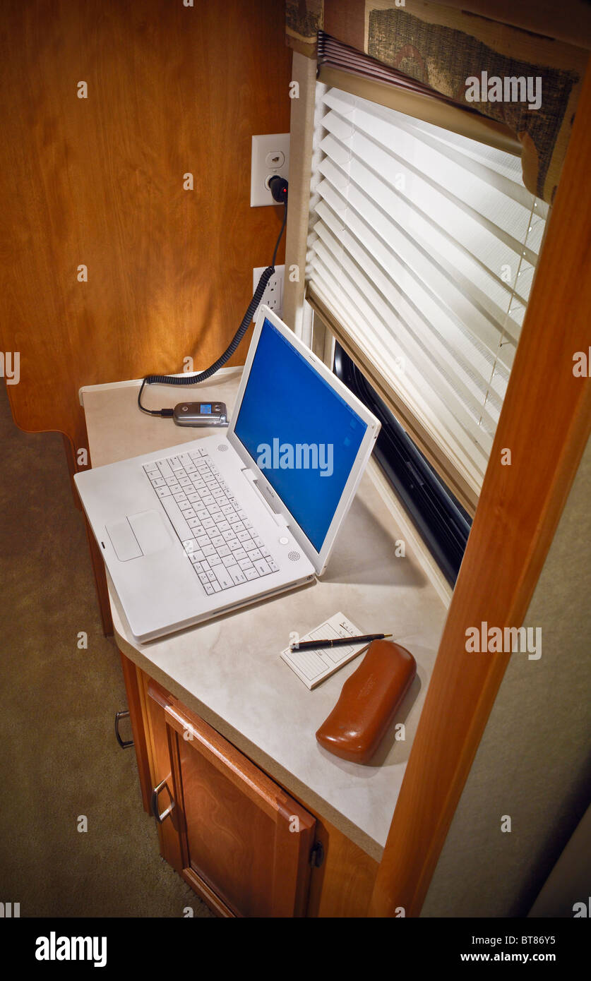 Interior recreational vehicle motor home Stock Photo - Alamy