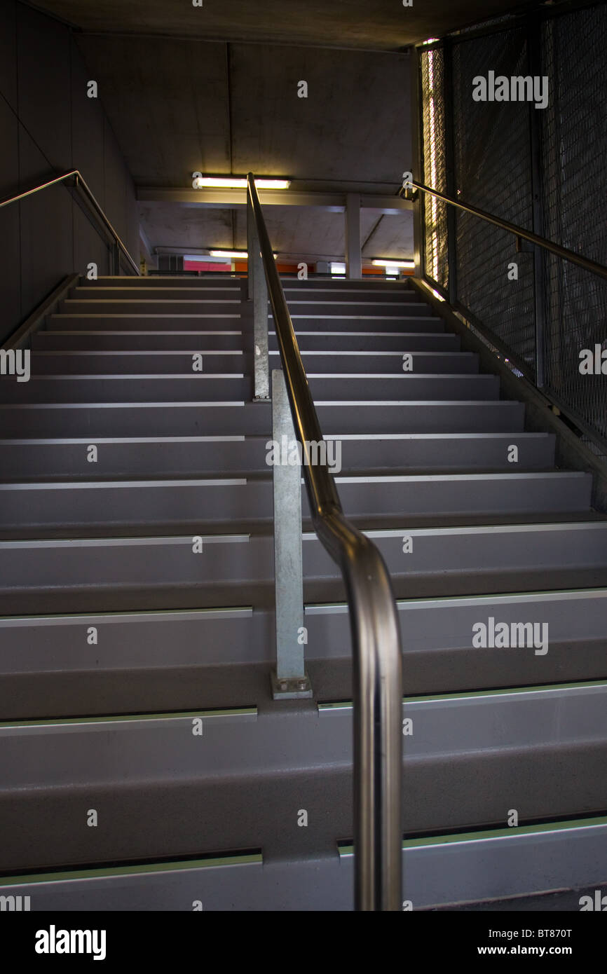 stairway on the south stand at Eden Park Stadium, Auckland, New Zealand ...