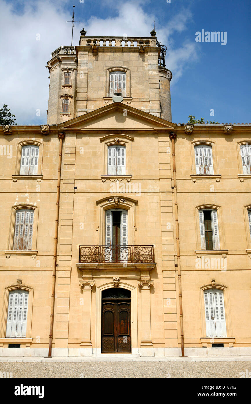 Château d'Avignon Castle, Carmargue, Southern France, Europe Stock ...