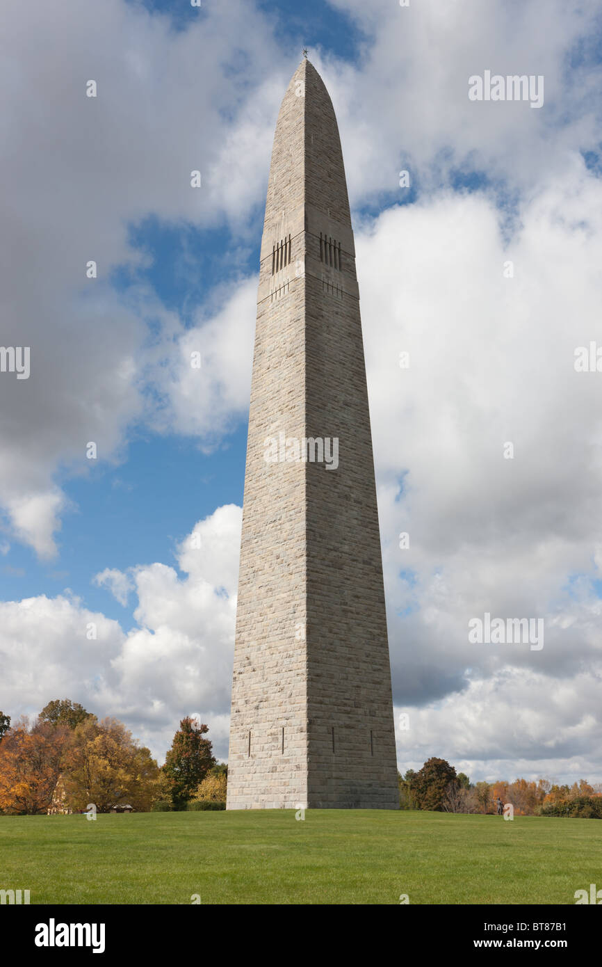 The Bennington Battle Monument, commemorating the Battle of Bennington ...