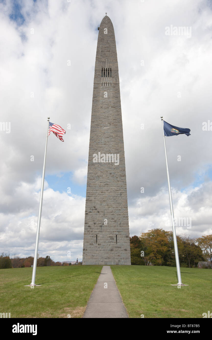 The Bennington Battle Monument, commemorating the Battle of Bennington ...