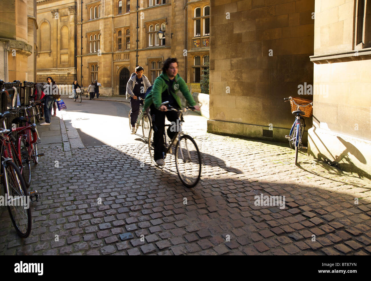 Cambridge university students Stock Photo - Alamy